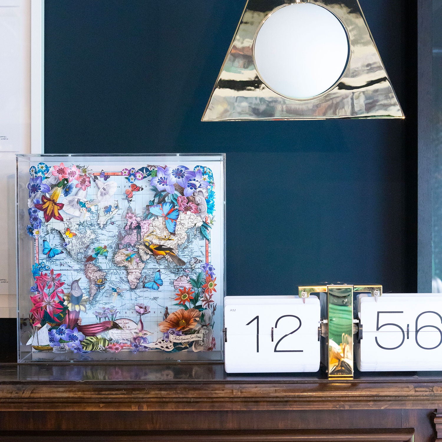 Globe Trotters Floating Maps - Original Artwork | Kristjana S Williams ...