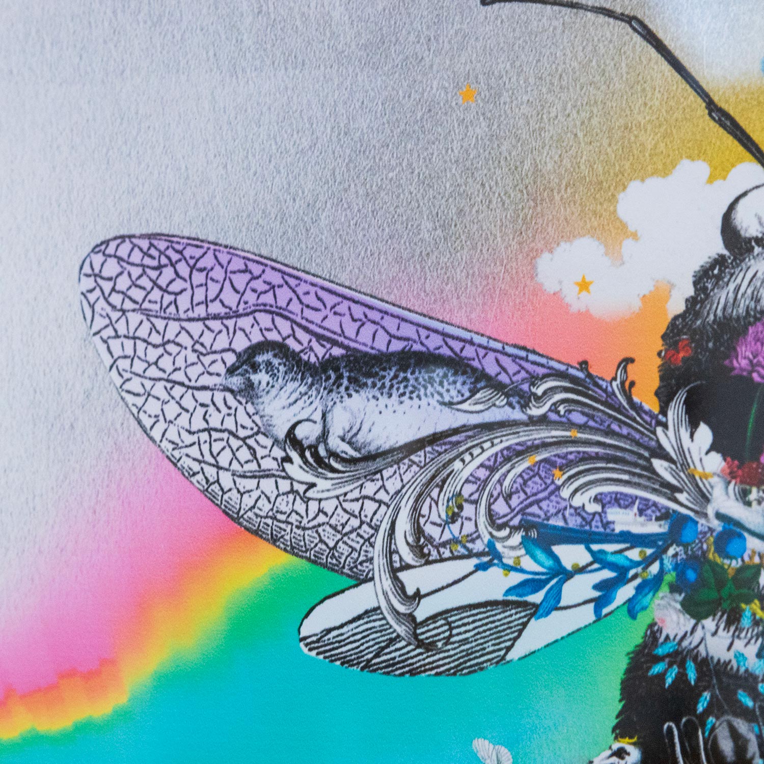 Icelandic Silfra Bee - Art Print | Kristjana S Williams Studio