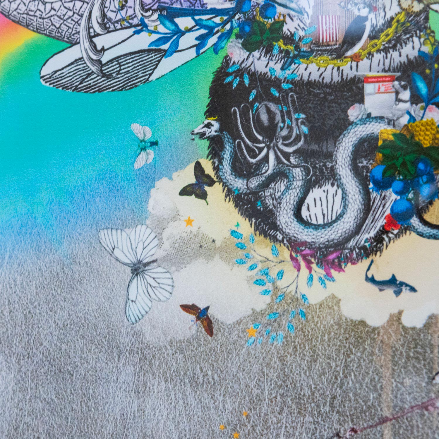 Icelandic Silfra Bee - Art Print | Kristjana S Williams Studio