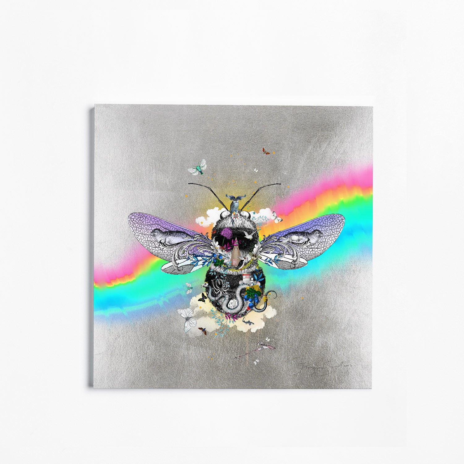 Icelandic Silfra Bee - Art Print | Kristjana S Williams Studio