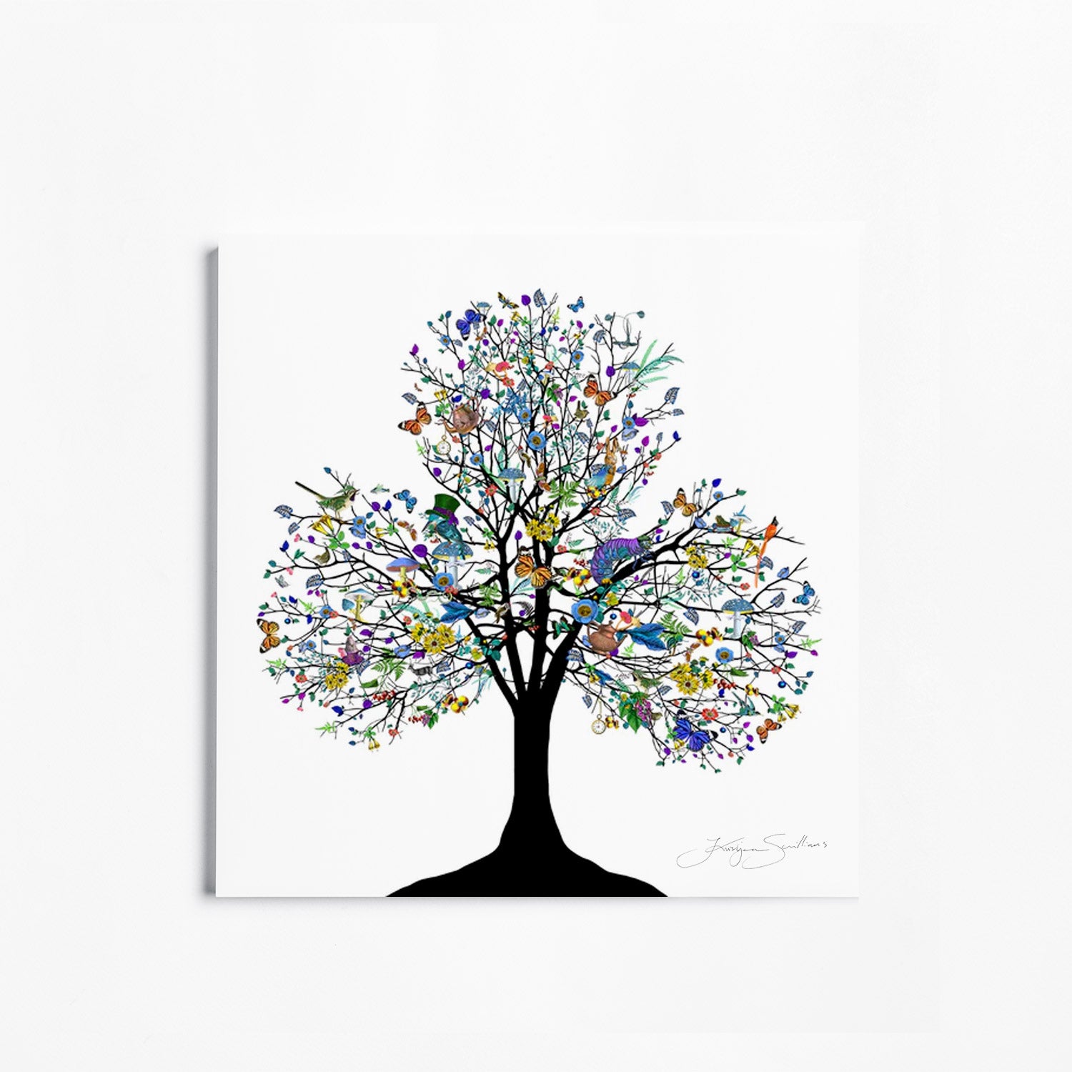 Map Hatter Spade - Alice Tree - Art Print | Kristjana S Williams Studio