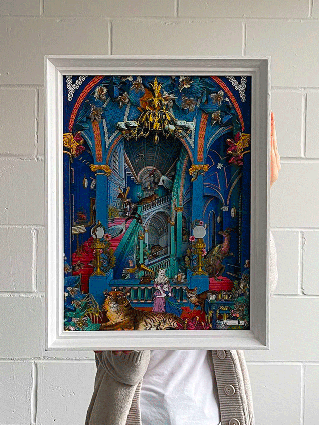 Cobalt Blue Palace - Diorama | Kristjana S Williams Studio