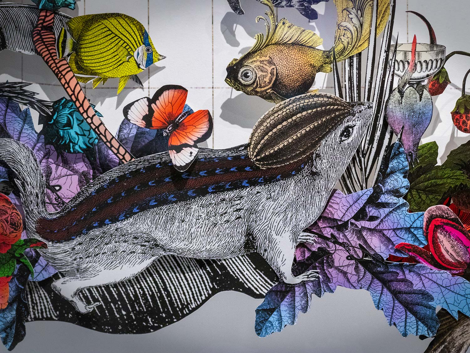 Litríkt Líf - World Map - Original Artwork | Kristjana S Williams Studio