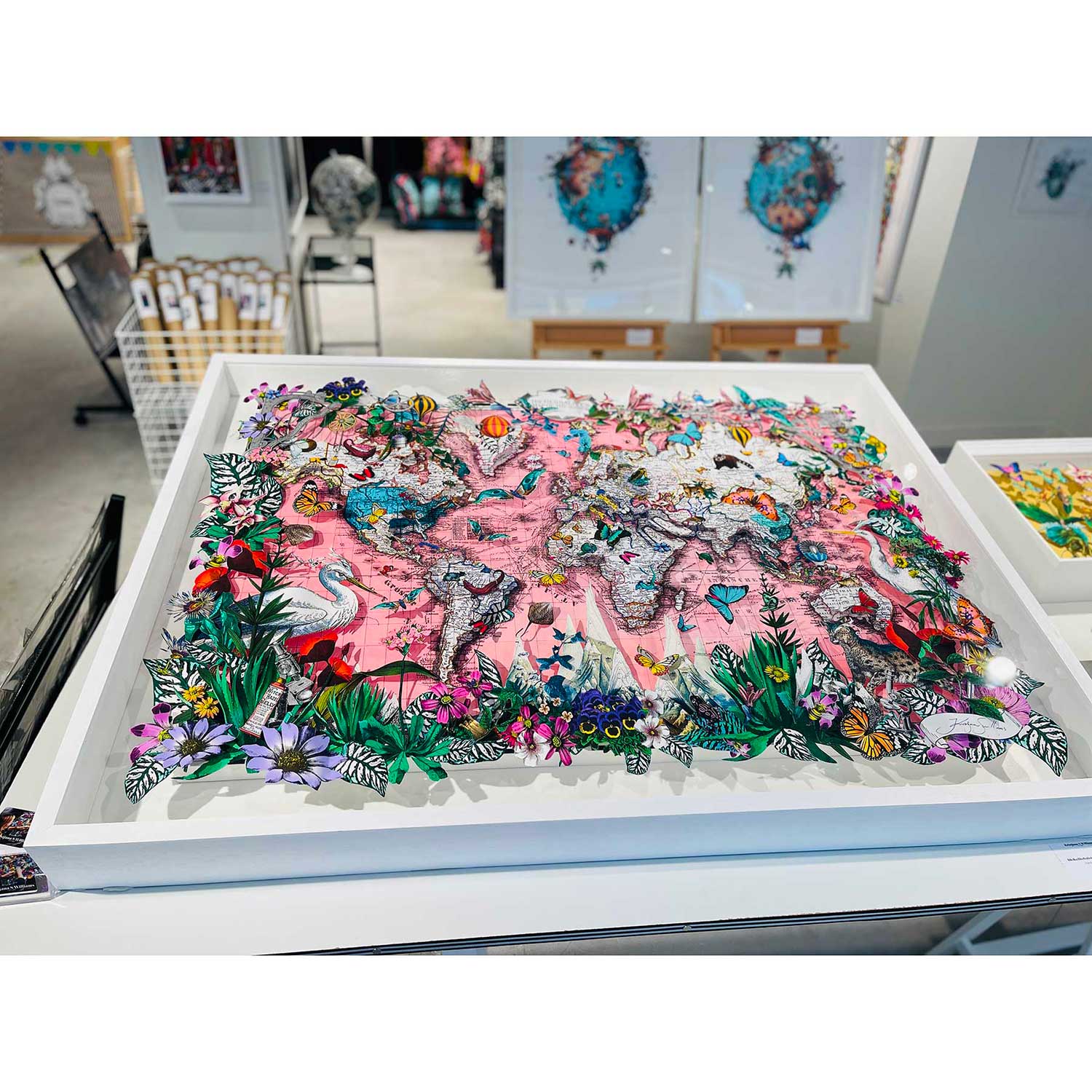 Bleika Mountainous Healing Map - Original Artwork | Kristjana S ...