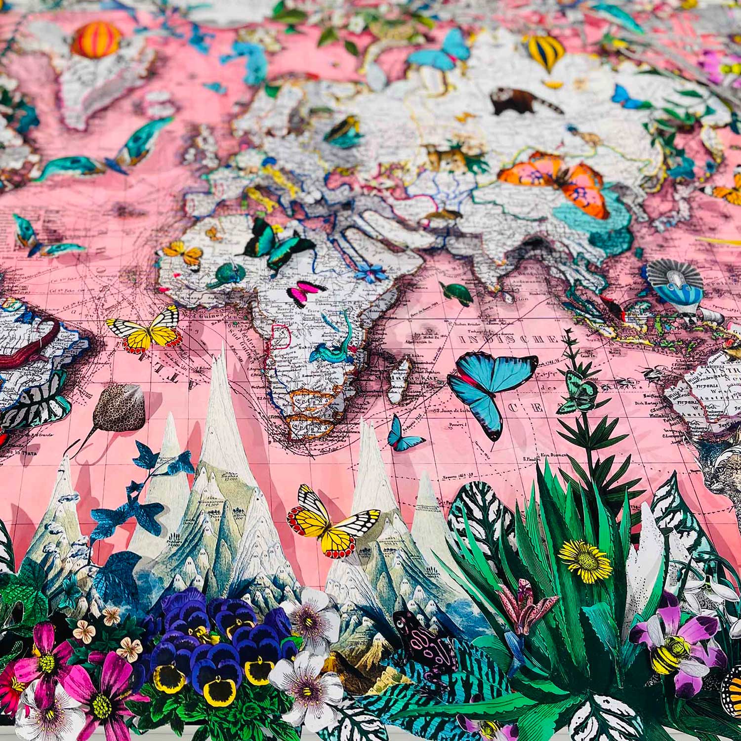 Bleika Mountainous Healing Map - Original Artwork | Kristjana S ...