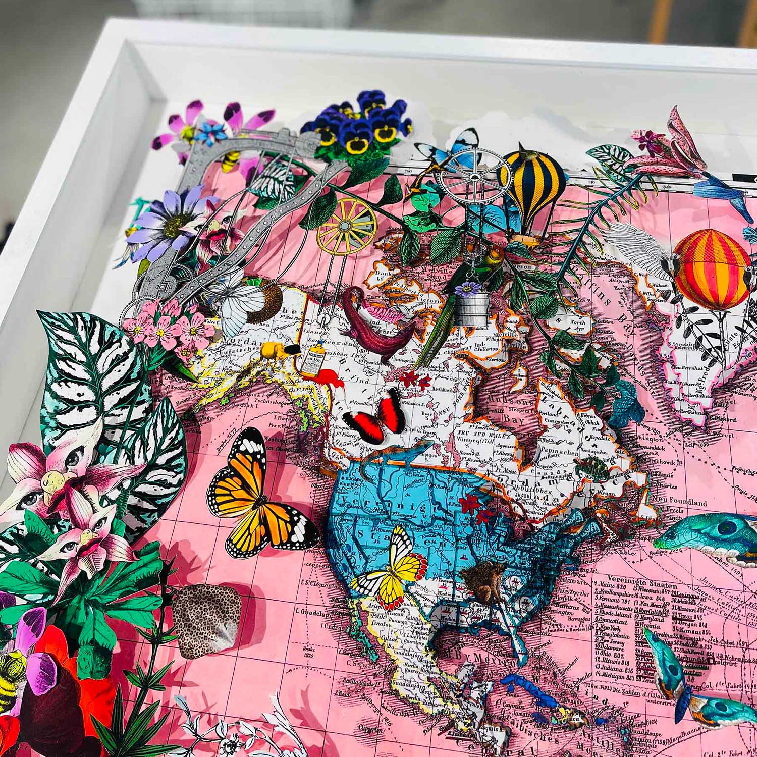 Bleika Mountainous Healing Map - Original Artwork | Kristjana S ...