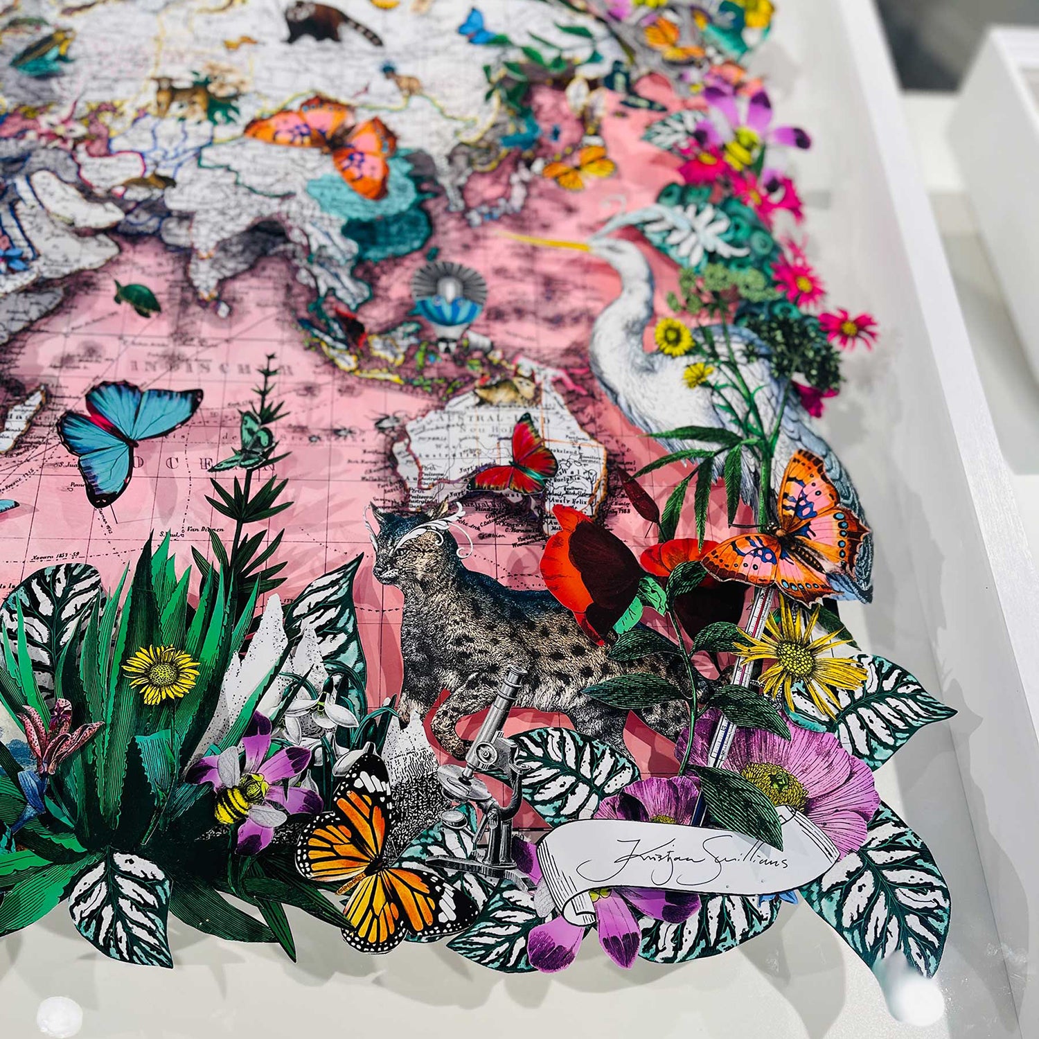 Bleika Mountainous Healing Map - Original Artwork | Kristjana S ...