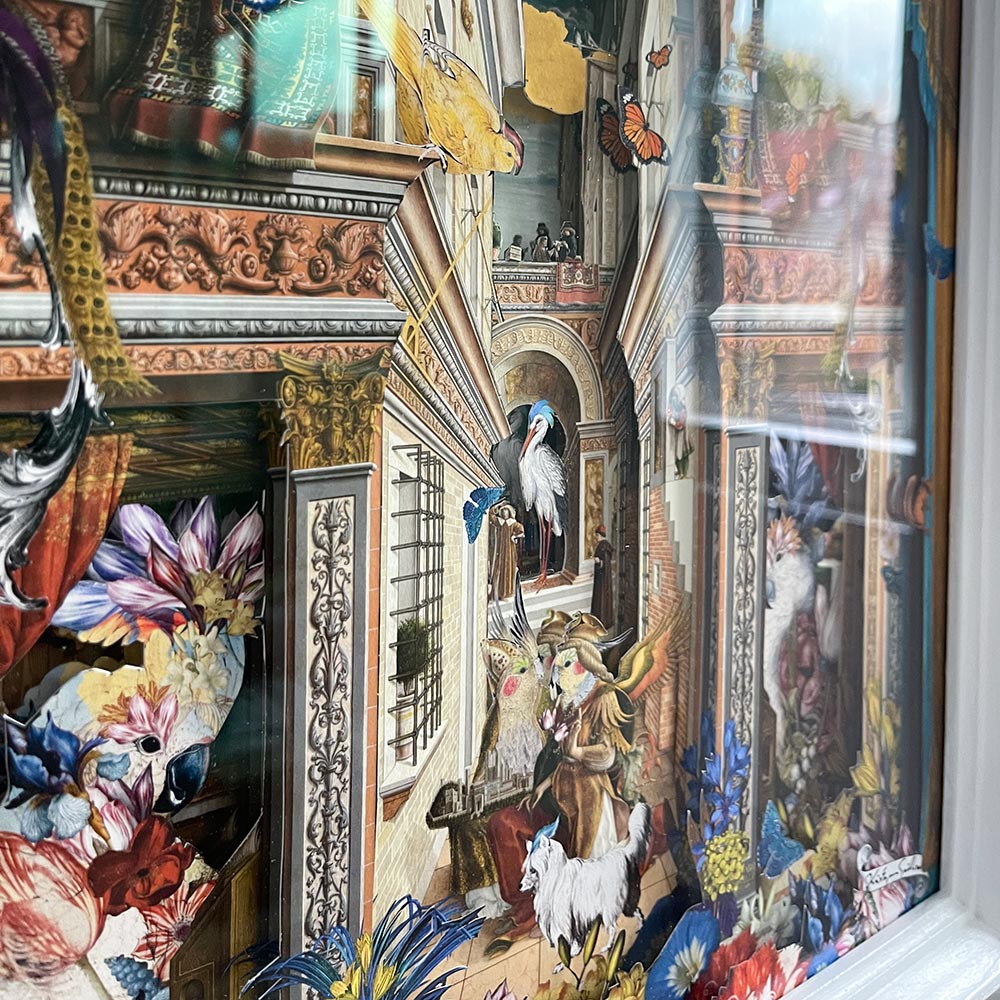 The Gold Architects’ Parakeets - Diorama | Kristjana S Williams Studio